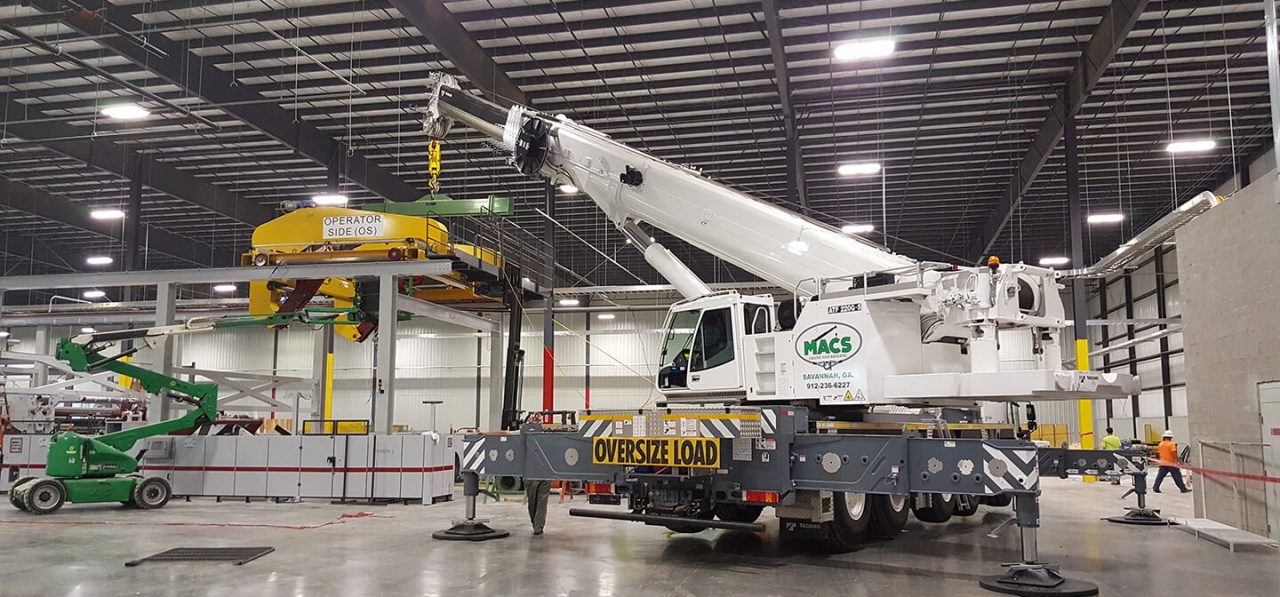 MACS Crane and Rigging | Savannah Crane Company Charleston Local Crane ...